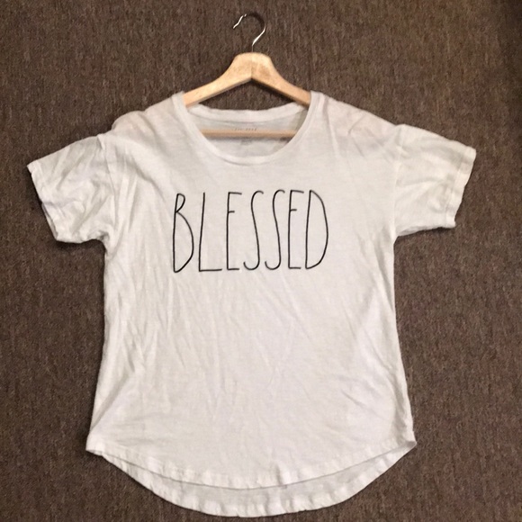 Rae Dunn | Tops | Rae Dunn Artisan Collection Blessed Womens Large ...
